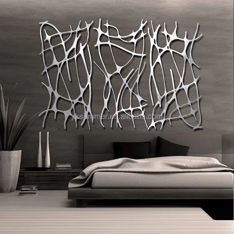 Modern Custom Artificial Metal Crafts Stainless Steel Wall Art For Home ...