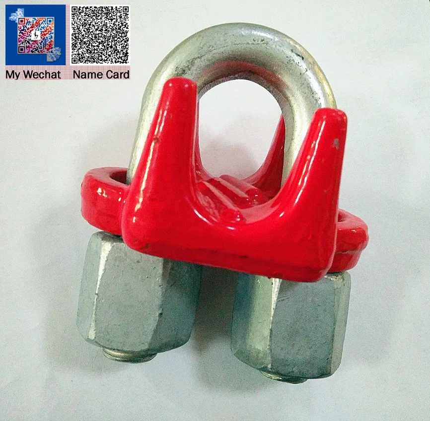 Heavy Duty Long Nut Drop Forged US Type Wire Rope Clip With Long Nut ...