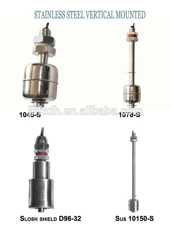 Float Type Liquid Level Switch Vertical Water Level Transducer Magnetic ...