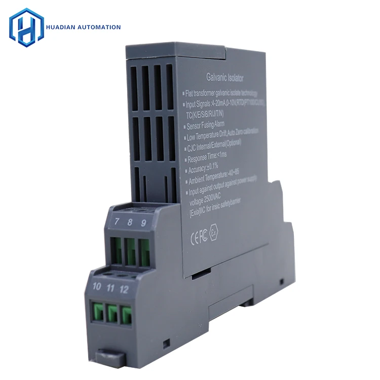 2 In 2 Out Signal Converter 0-20ma To 0-10v Signal Isolator - Buy 2 In ...