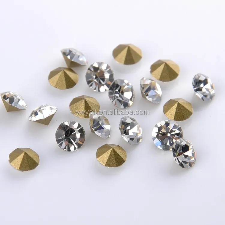 Yali Round Shape Fashion Crystal Point Back Rhinestones - Buy Crystal ...