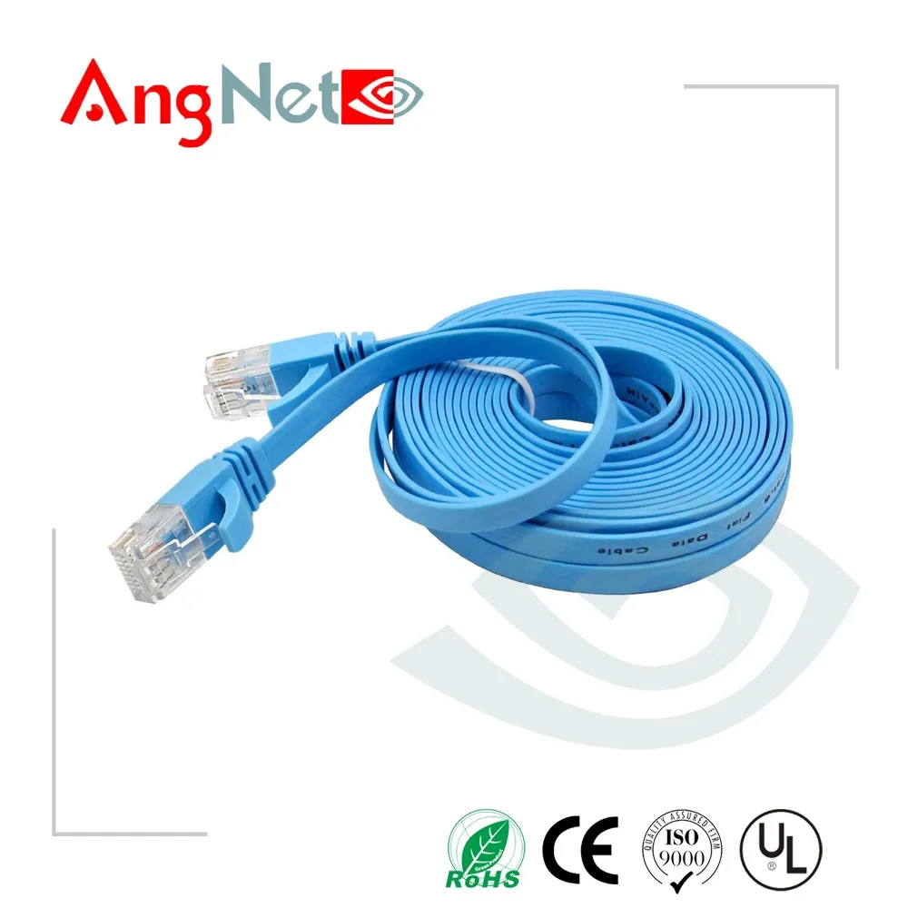 Flat Network Cable Cat5e/cat6/cat6a/cat7 Rj45 Ethernet Ultra-thin Patch ...