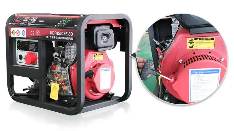 3kw 4kw 5kw 6kva 7kva Electric Generator For Home 3 Phase Mini 8kva ...