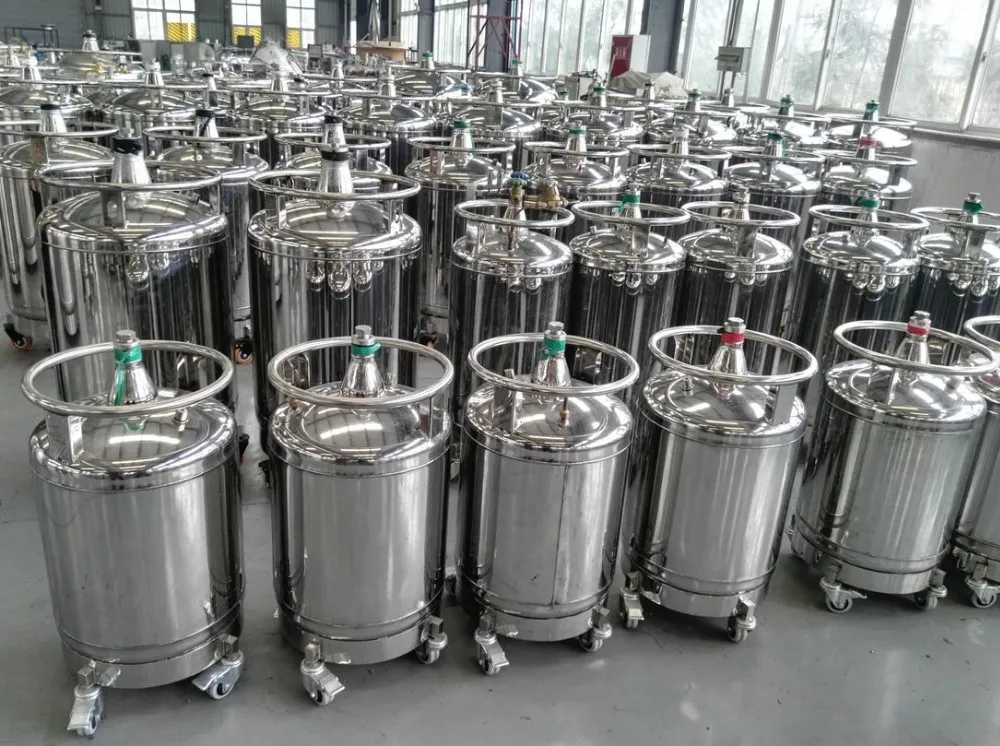 100l Cryogenic Liquid Nitrogen Storage Tank Of Liquid Nitrogen Transfer ...