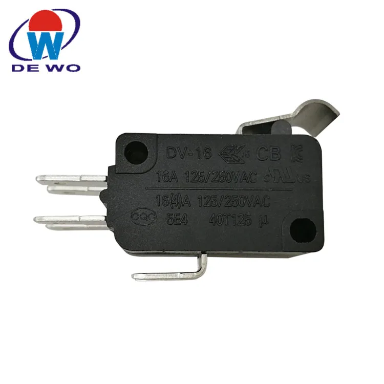 Double Actuator Micro Switch - 25t125 20A 4pins with Lever