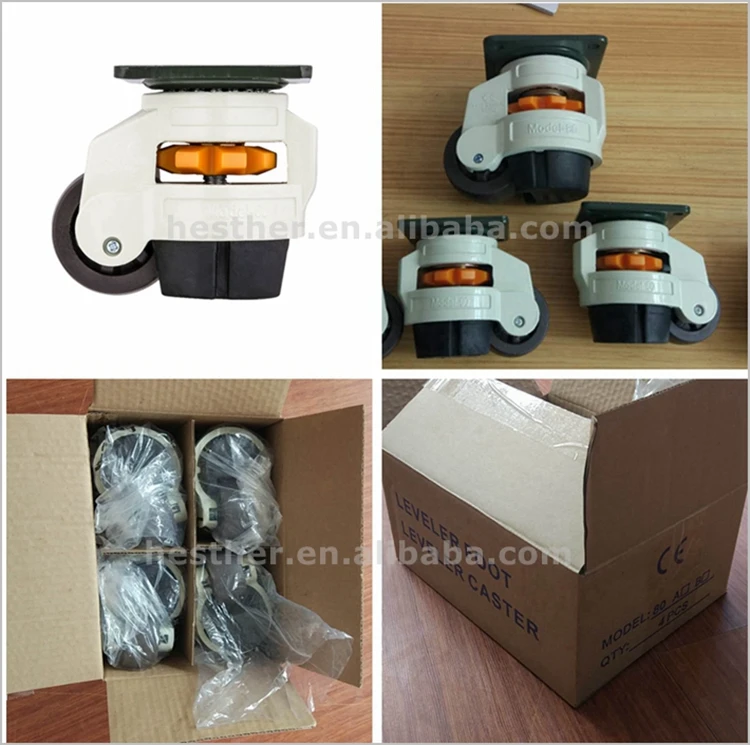 Gd60f Gd60 Foot Operated Leveling Casters Wheels Heavy Duty Mobile ...