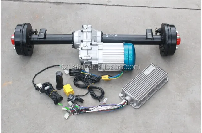 Differential Rear Axle for Electric Auto Rickshaw