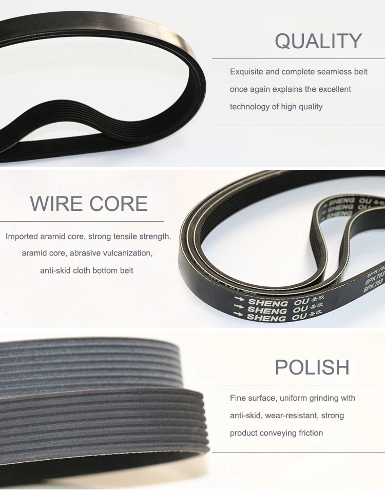 Fan Belt/v Ribbed Belts/poly V Belts for JCB 320/08608