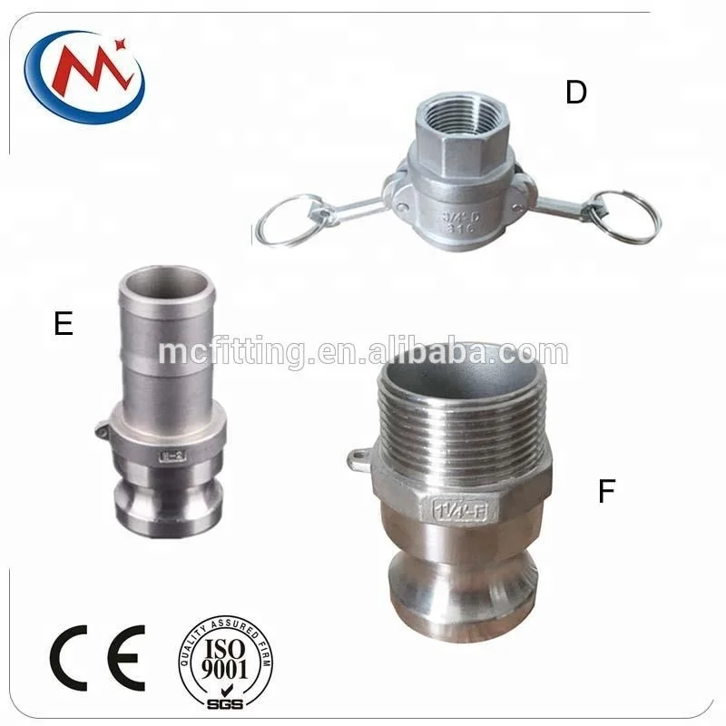 Stainless Steel Camlock Quick Coupling Type B For Pipeline Connection ...