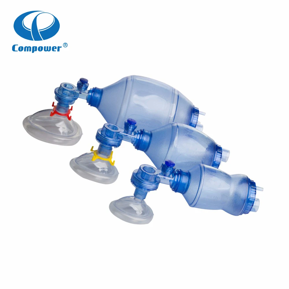 Oxygen Breath Hand Resuscitation Medic BVM PVC Portable