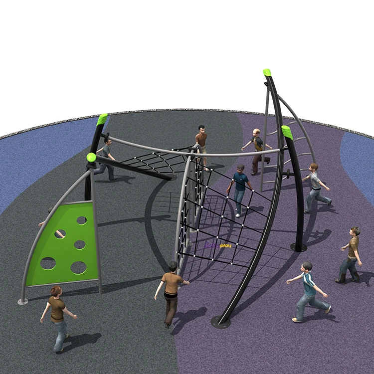 Children Outdoor Rope Plastic Climbing Frame - Multi-Function Fitness ...