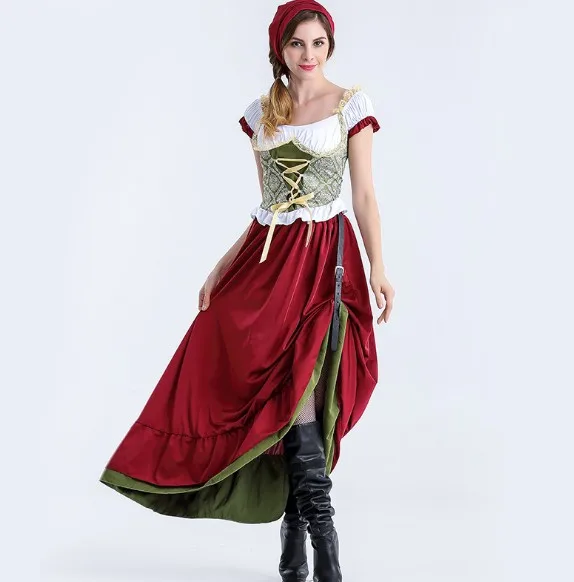 Halloween German Oktoberfest Bra Bavarian Traditional Maid Cosplay ...