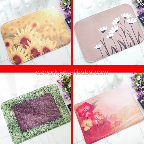 사용자 정의 디자인 플란넬 욕실 바닥 매트 현관 매트 주방 매트 거실 침대 옆 카펫 Footcloth - Buy 야외 바닥 매트 ...