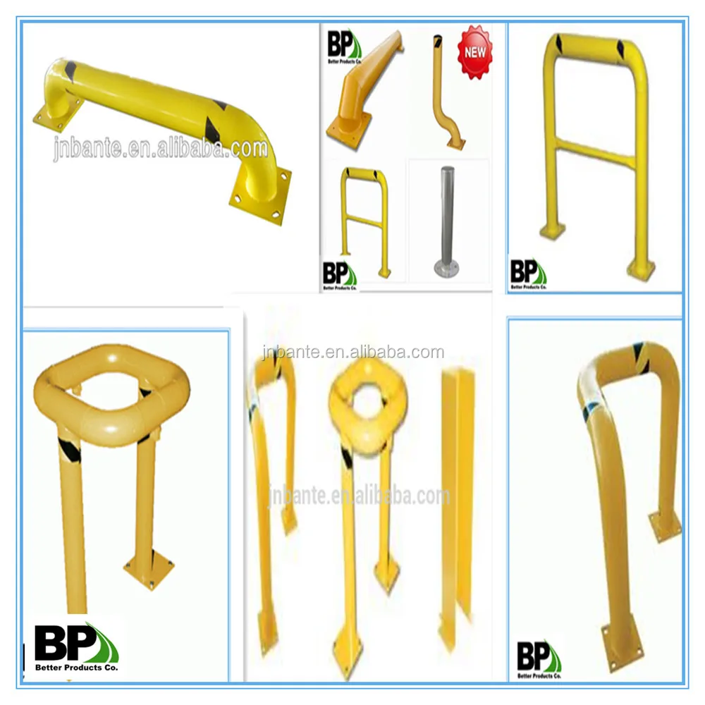 Durable Steel Bollards - Protect Warehouse Parking Safety