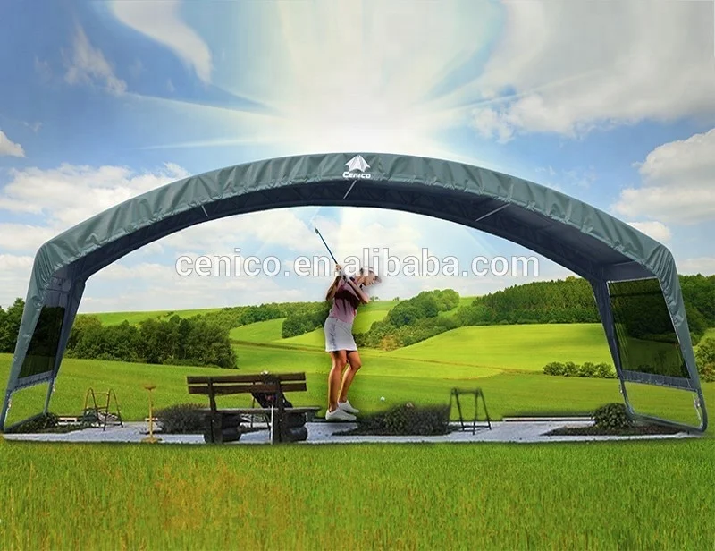 Golf Range Shelters & Portable Car Parking Tents by Cenico