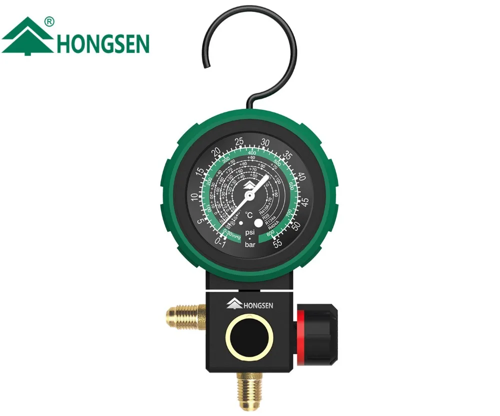 Hongsen Refrigeration Digital Manifold Gauge Set Hs-m480ah With High Precision Refrigerant Gauge ...