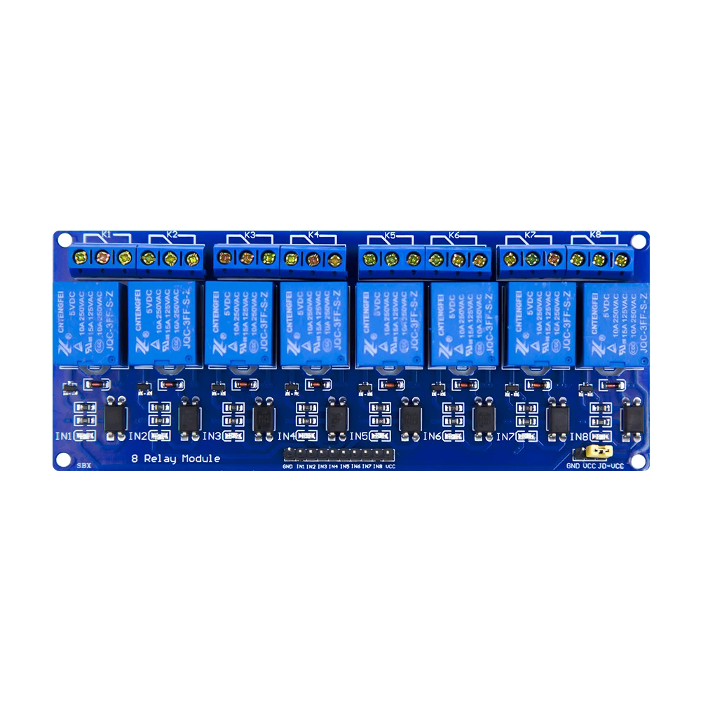 8 Channel Relay Module with Optocoupler - KUONGSHUN Quality