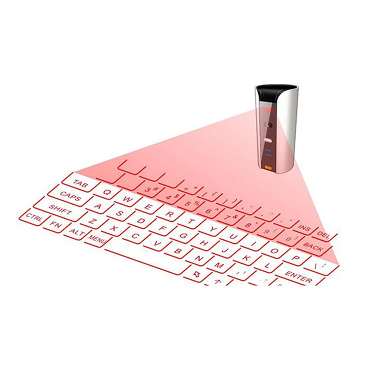 Mini Portable Virtual Laser Projection Keyboard For Smart Phone Tablet ...