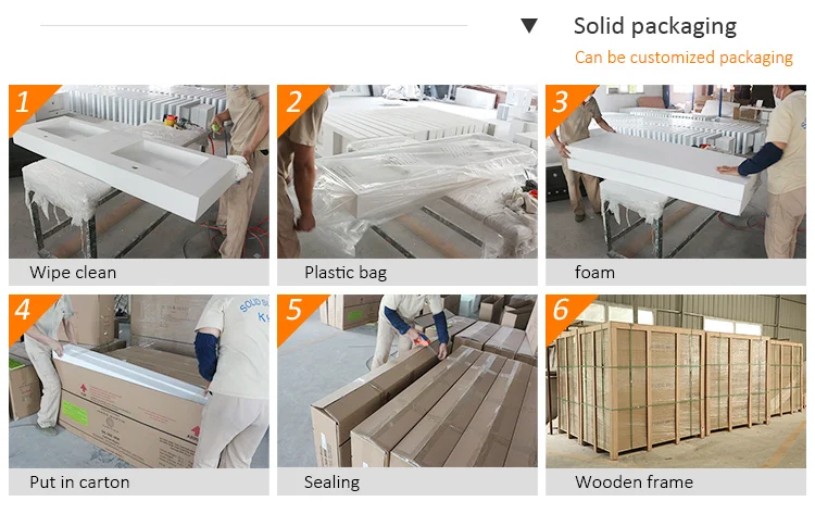 Lavabo Polish Sink Commercial Marble Bathroom Trough Sink With 2 ...