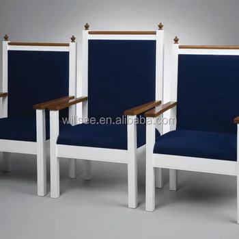 Ch-c05,Solid Oak Wood Church High Priest And Pastor Chairs - Buy Padded ...