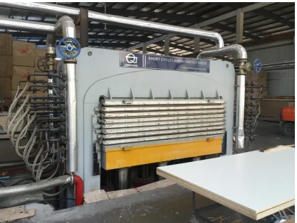 Multilayer Hot Press for Melamine Laminated Plywood With Low-Temp Cycle ...