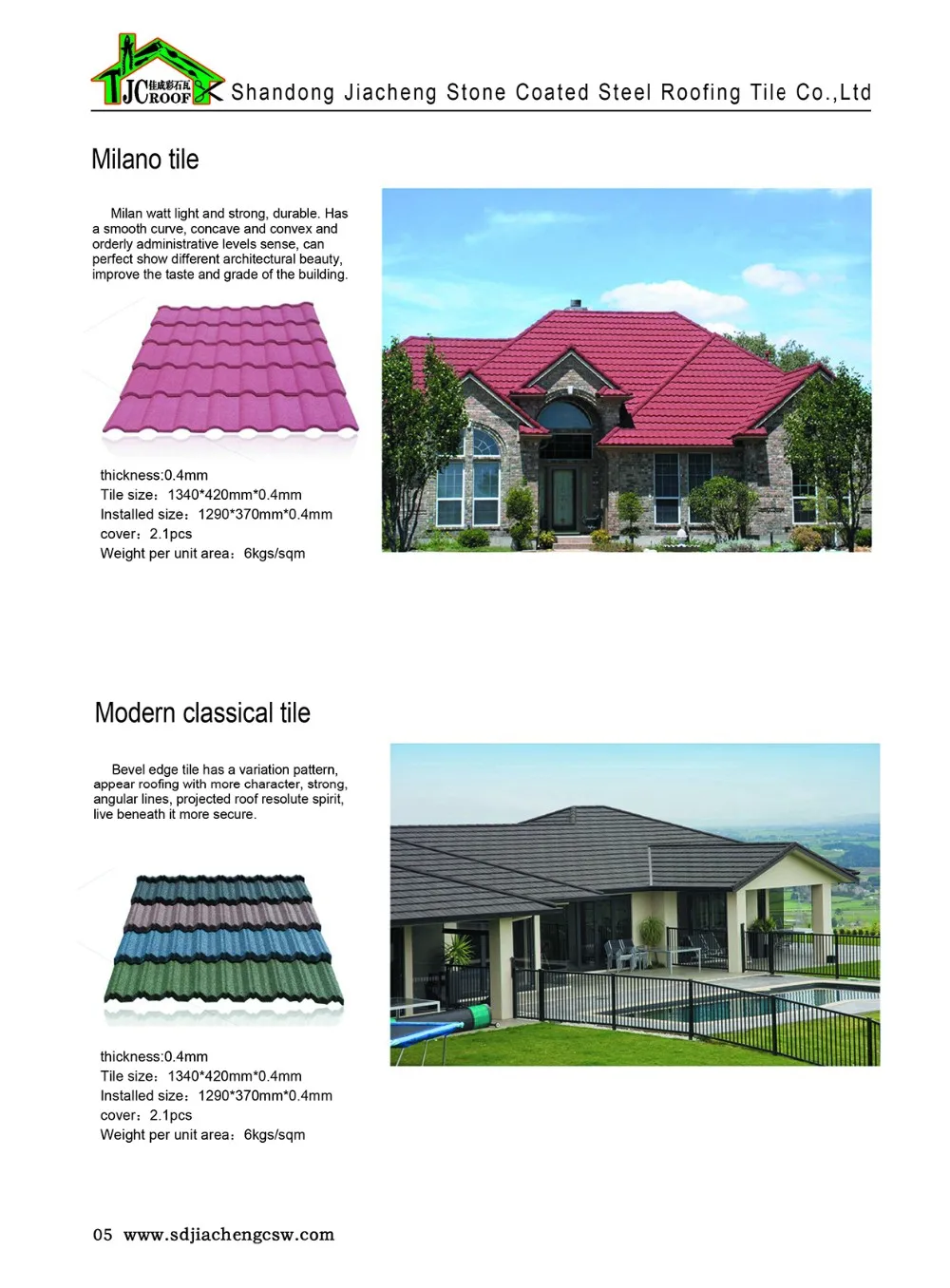 Alu-zinc Shingle Tiles - Durable Stone Coated Steel Roofing