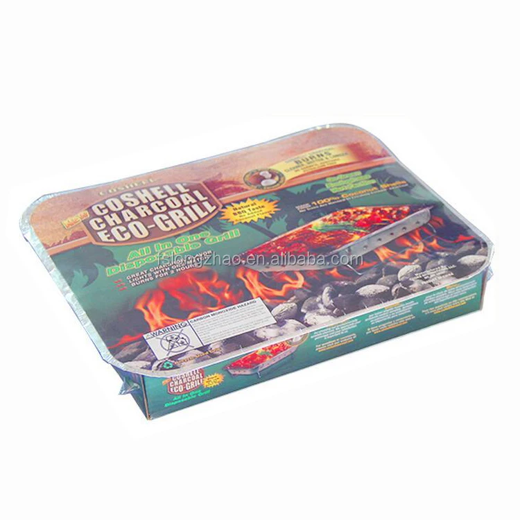 Mini 1000g Barbecue Aluminum Disposable Bbq Charcoal Grill - Buy ...
