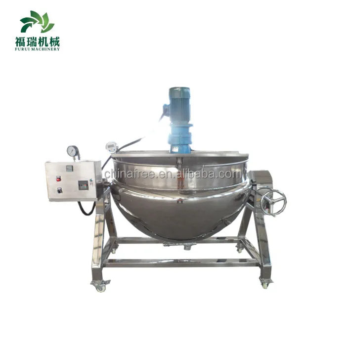 300l Big Capacity Cooking Kettle With Agitator/50l Cooking Pot - Buy ...