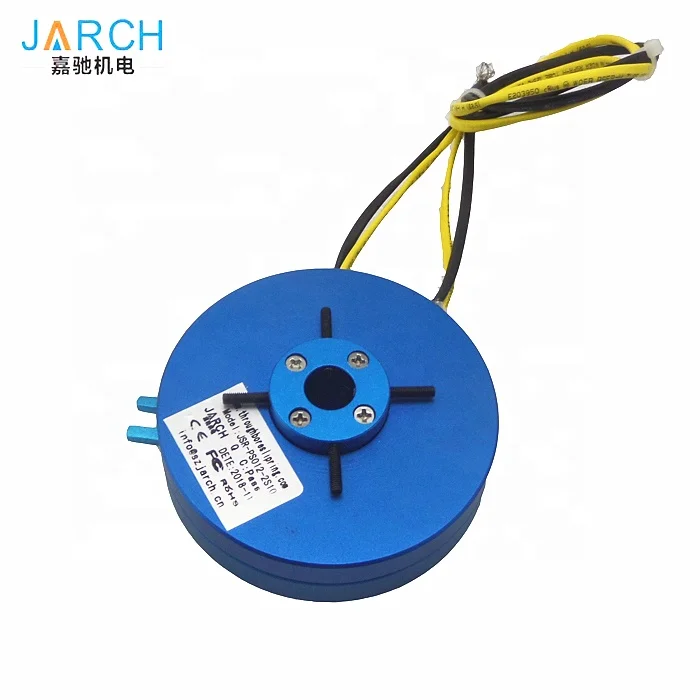 Pancake Slip Rings - Thin Electric 2 Wire Circuits, 50mm Hole Size, 2A ...