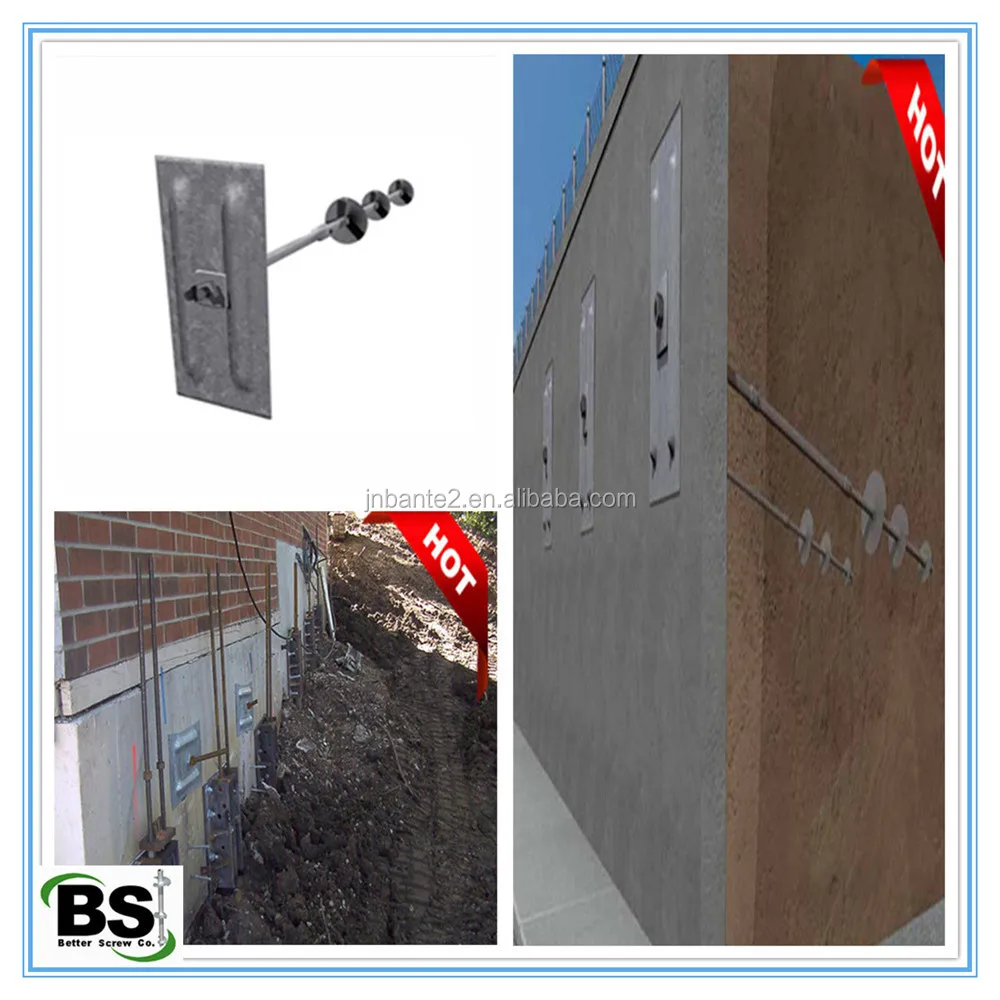 Helical Wall Anchors - Durable Retaining Solutions