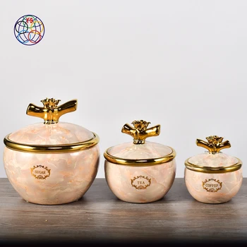 Luxury Modern Style Kitchen Tea Coffee Sugar Canisters Home Goods Food ...