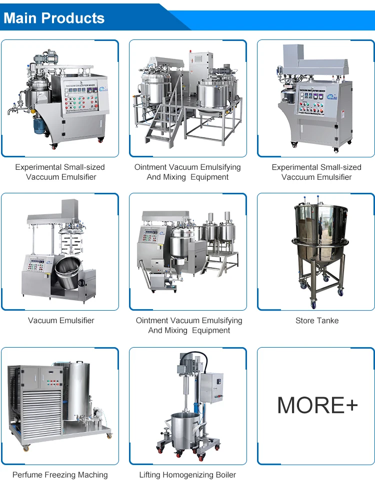 Vacuum Homogenizing Emulsifying tank Mayonnaise Making Machines with ...