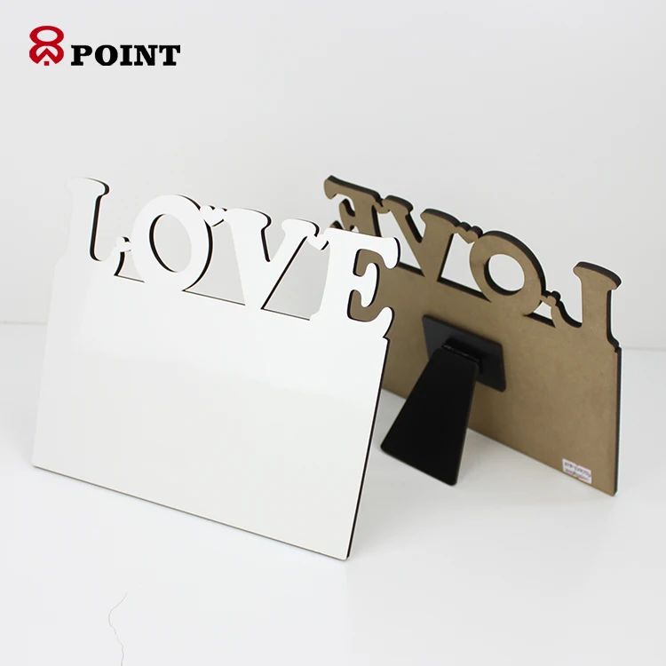 Blank Sublimation Personalized Desk Plaques Made of Wood Custom Letter ...