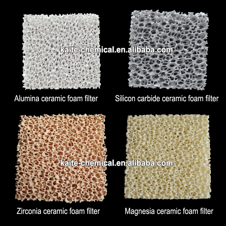Three Dimensional Network Structure Porosity Alumina Ceramic Foam ...