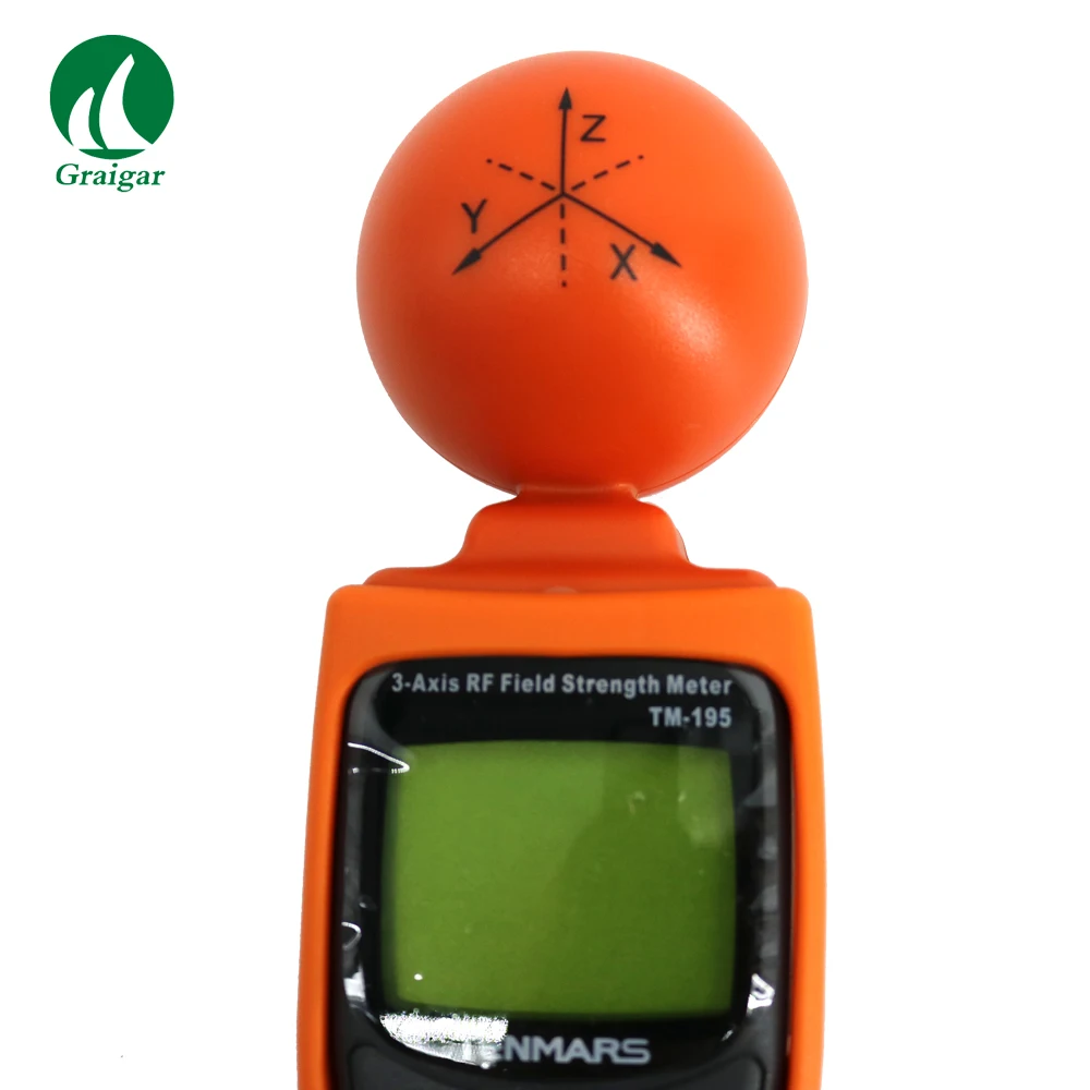 TENMARS TM-195 3-Axis RF Field Strength Meter - 50mhz~3.5ghz