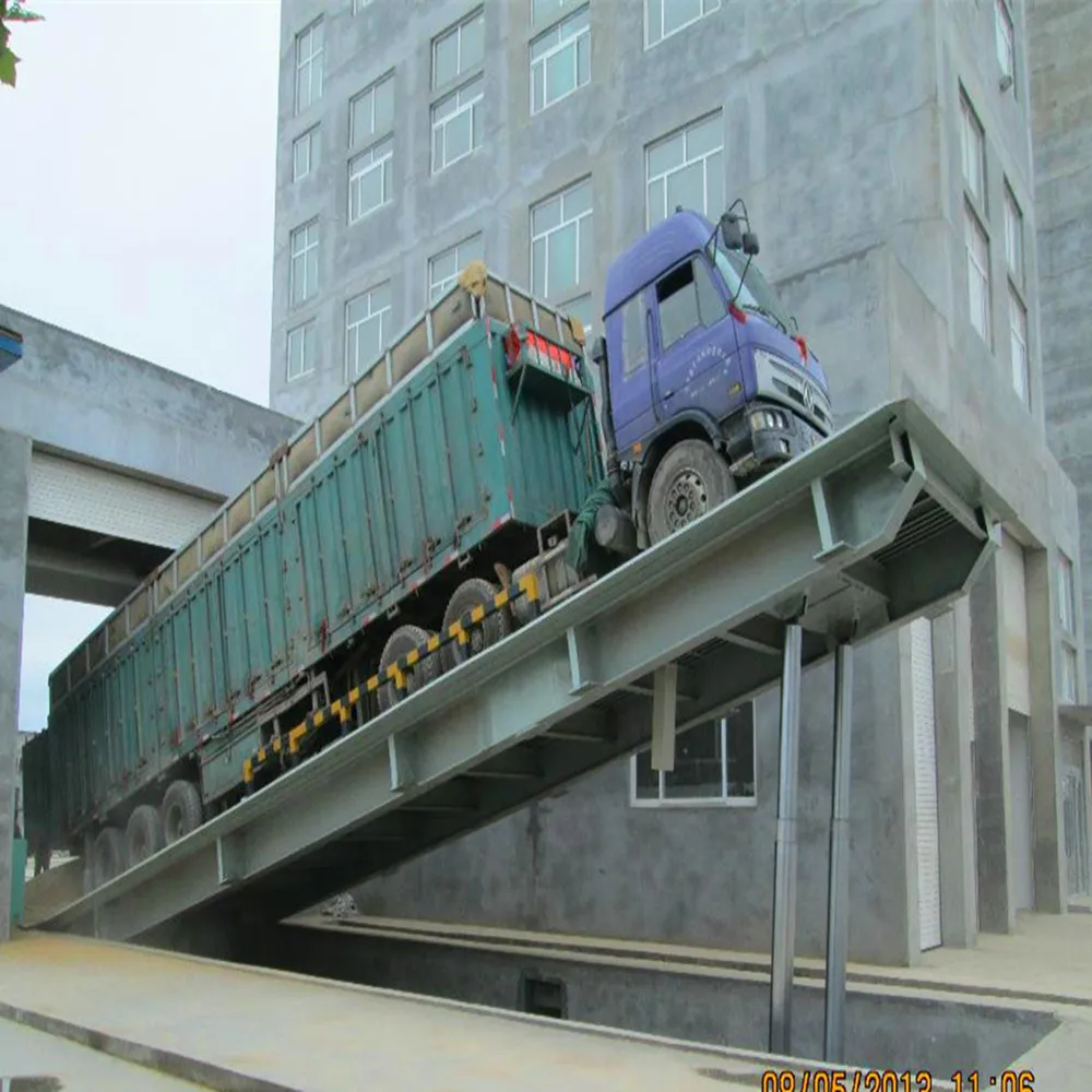 10tons Ce-approved Forklift Mobile Ramp Hydraulic For Loading And ...