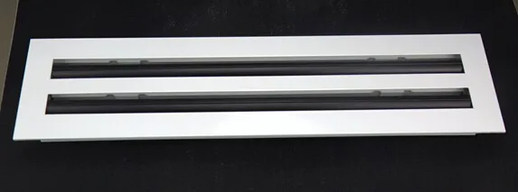 Modern AC Vent Cover - White Decorative Grille for HVAC