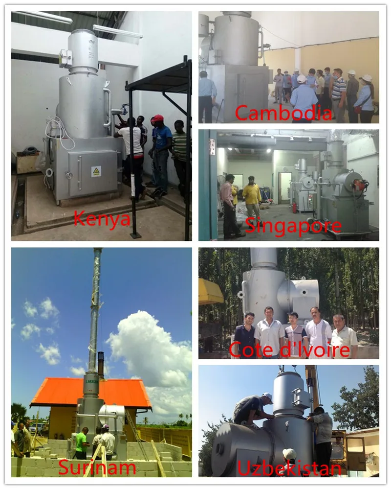 Hotel Industrial General Garbage Burning Solid Professional Incinerator ...