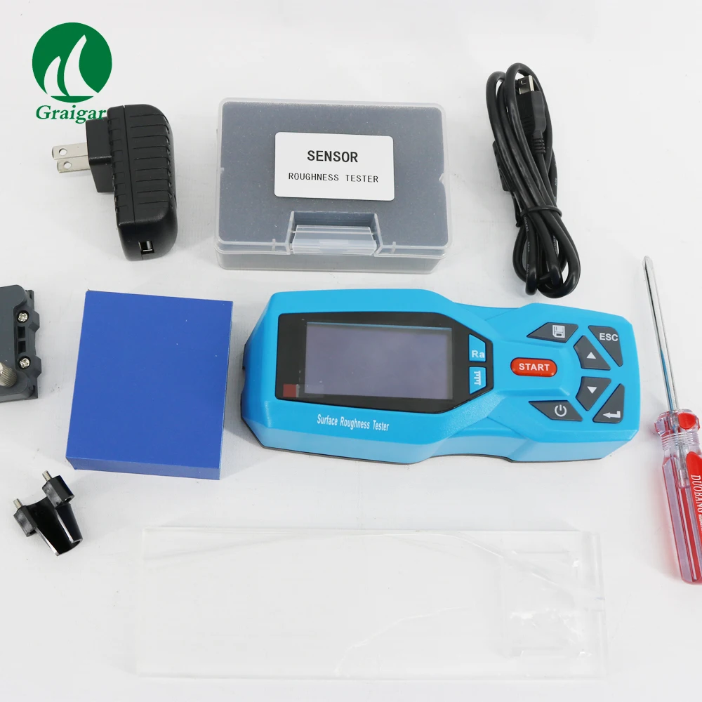 Kr220 Digital Surface Roughness Tester Roughnes Gauge Humidity 90% ...