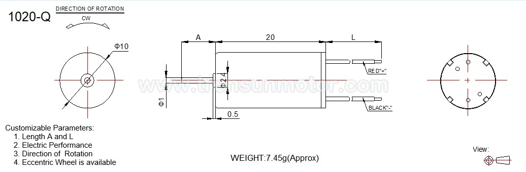 10mm Coreless DC Motor - High Torque for Home & Car Use