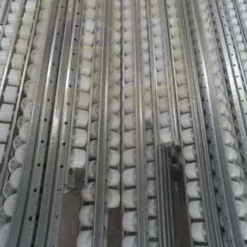 Galvanized Steel Placon Gravity Carton Flow Roller Track In Lean Pipe ...