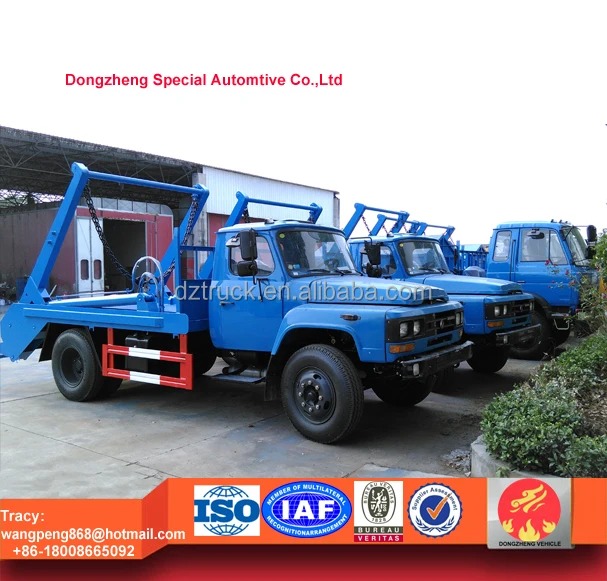 Roll off Garbage Truck/ 8m3 Skip Loader Traush Truck/load Ship Garbage ...
