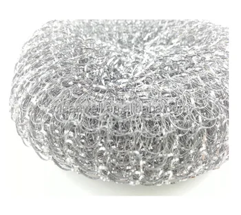 Washing Stainless Steel Dish Mesh Scourer Sponge Steel Scourer Scourer ...