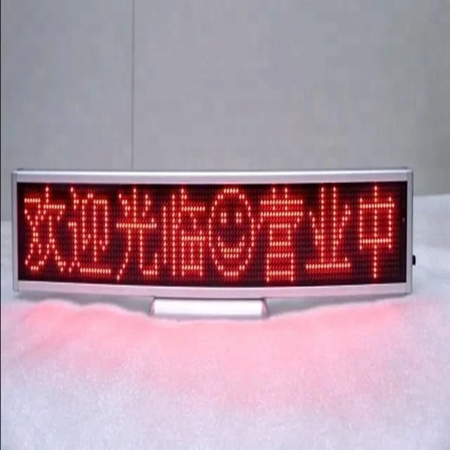 Korean Text Programmable Led Desk Display/desk Board/tabel Sign - Buy ...