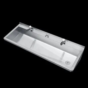 Stainless Steel School Hand Wash Basin Wall Mount Bathroom Trough ...