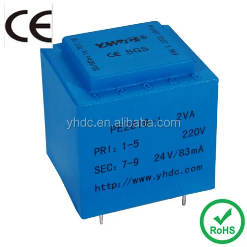3VA 24V 22V*3 PCB mounting transformer / EI Power transformer| Alibaba.com