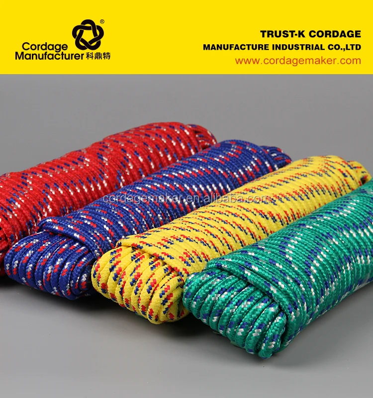 Pp Multi Diamond Braid Rope/ Assorted Color - Buy Pp Multifilament ...