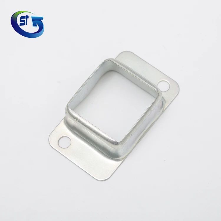 Zinc Coated Fence Tube Square Post Wall Mount Bracket