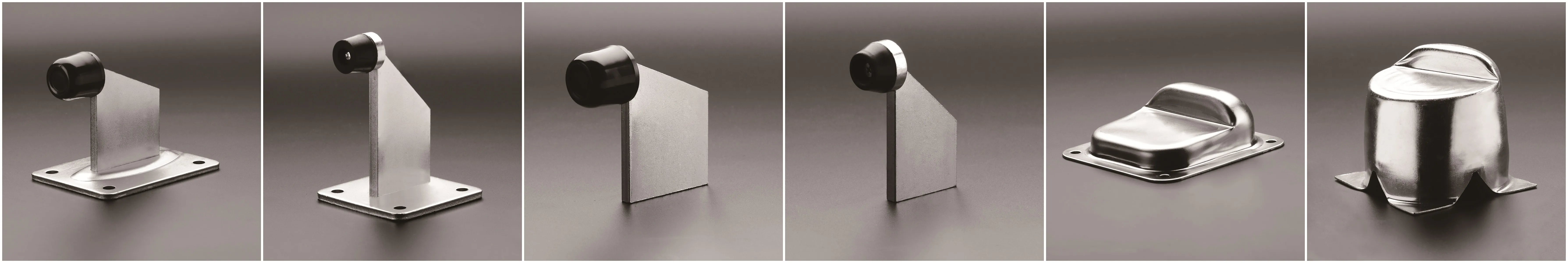 Modern Design Iron Wood Magnetic Automatic Door Stopper for Garden Gate