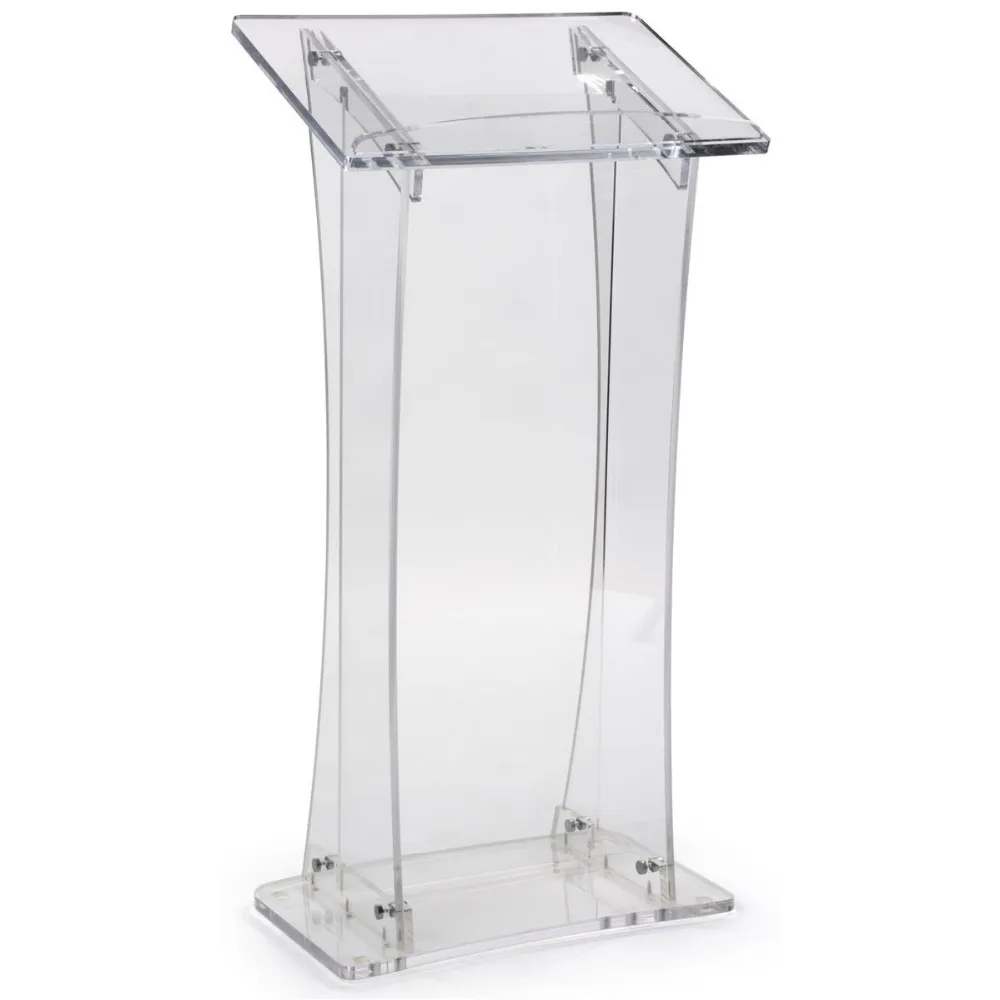 Customizable Acrylic Podium - Perfect for Speeches & Events